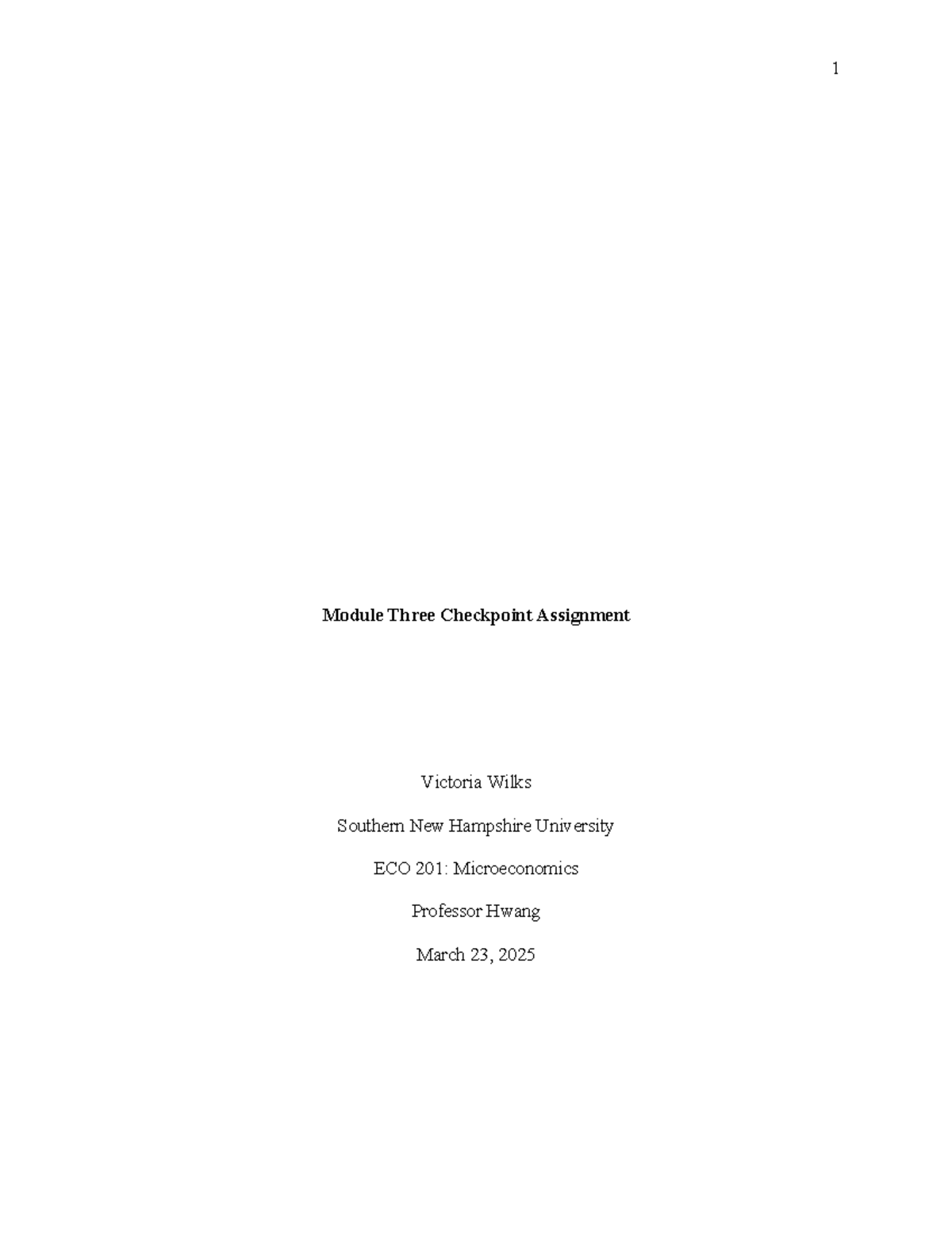 ECO 201 Module 3 Checkpoint: Netflix Supply & Demand Analysis - Studocu