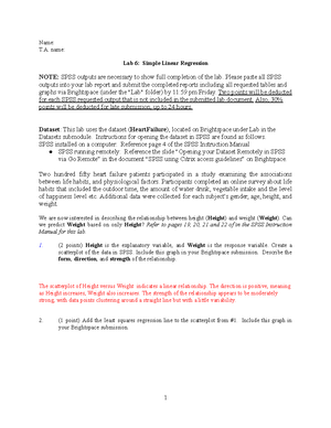 Homework 1 Problems - [Oswaldo Rico] MATH 453 – Homework 1 Statistical Studies Problem 1: - Studocu