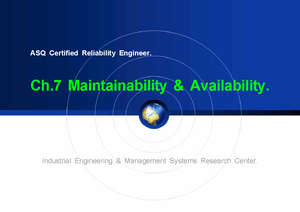 Ch7 reliabilitytesting - ASQ Certfied Reliability Engineer. Ch ...