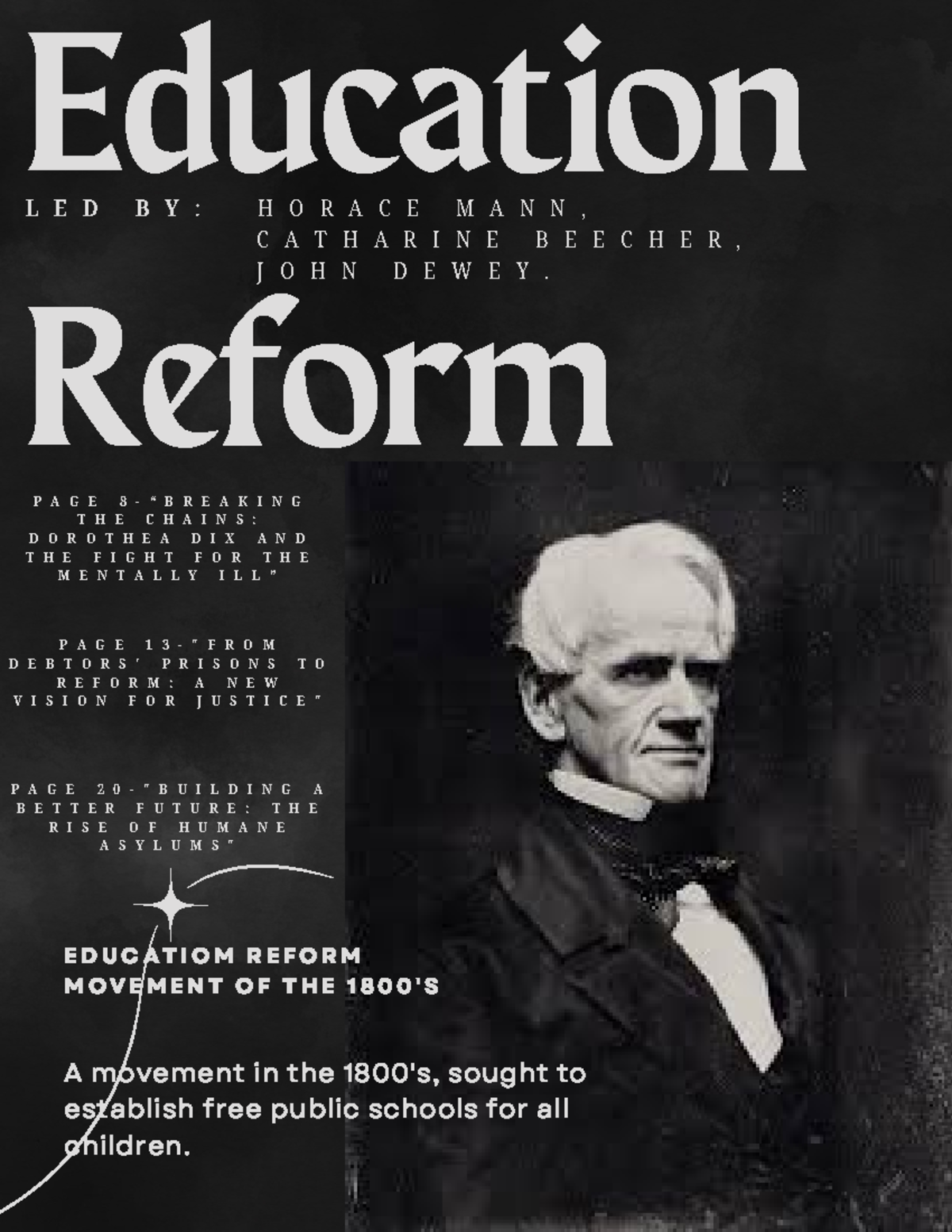 Education Reform - Education Reform L E D B Y : H O R A C E M A N N , C ...