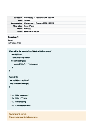 [Solved] What do you think will the future of mobile application - Mobile Programming (CS4405 ...