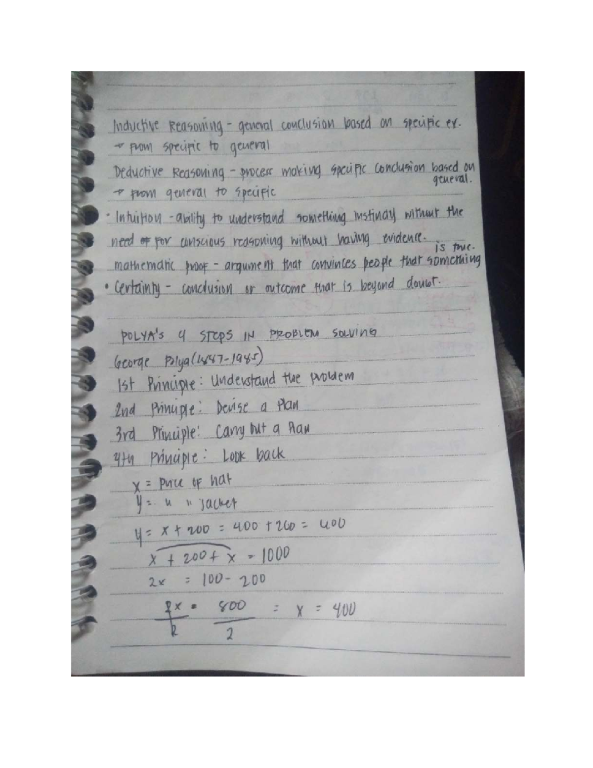 Inductive and deductive reasoning in mathematics: A comprehensive ...