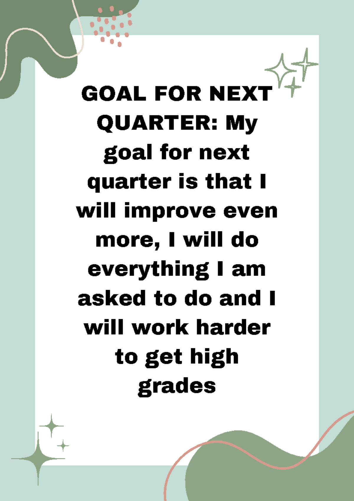 Green and White Organic Page Border - Social Science - GOAL FOR NEXT ...