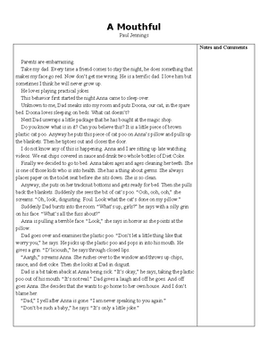 From Gary Soto - The Pie - Short Story - from Gary Soto's "A Summer ...