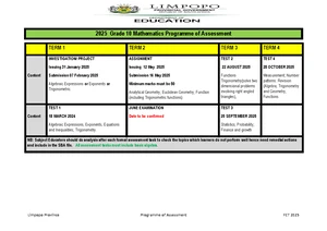 2025 Accounting Assessment dates - Grade 10-12 - ASSESSMENT DATES: 2025 ...