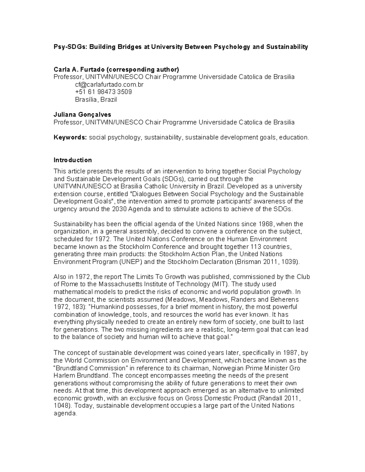 Article 1- Referencing Assessment - Psy-SDGs: Building Bridges at ...