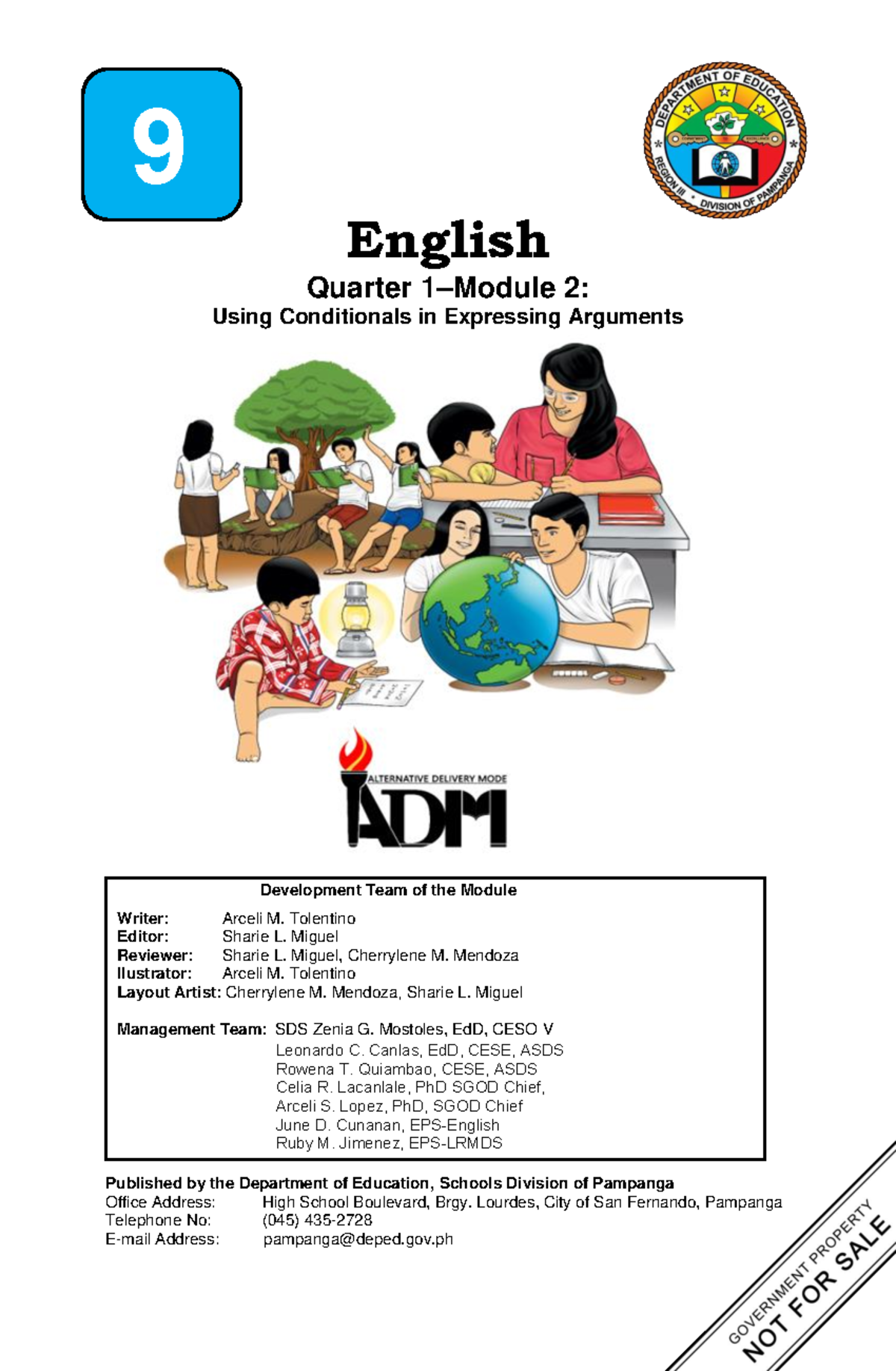English 9 Q1 Mod2: Conditionals in Argument Expression - Studocu