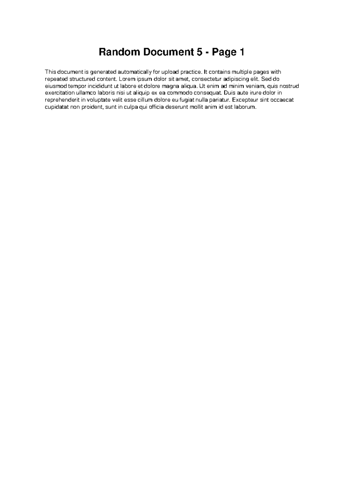 Random Document 5 - Upload Practice Overview - Studocu