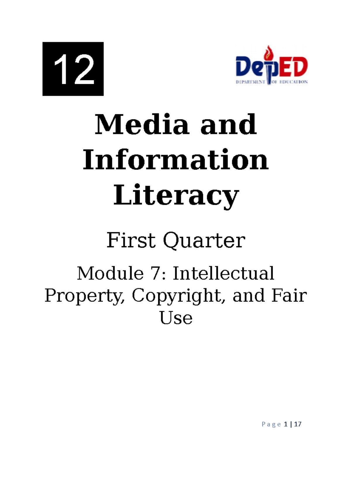 Media Literacy Module 7: Intellectual Property, Copyright, & Fair Use ...