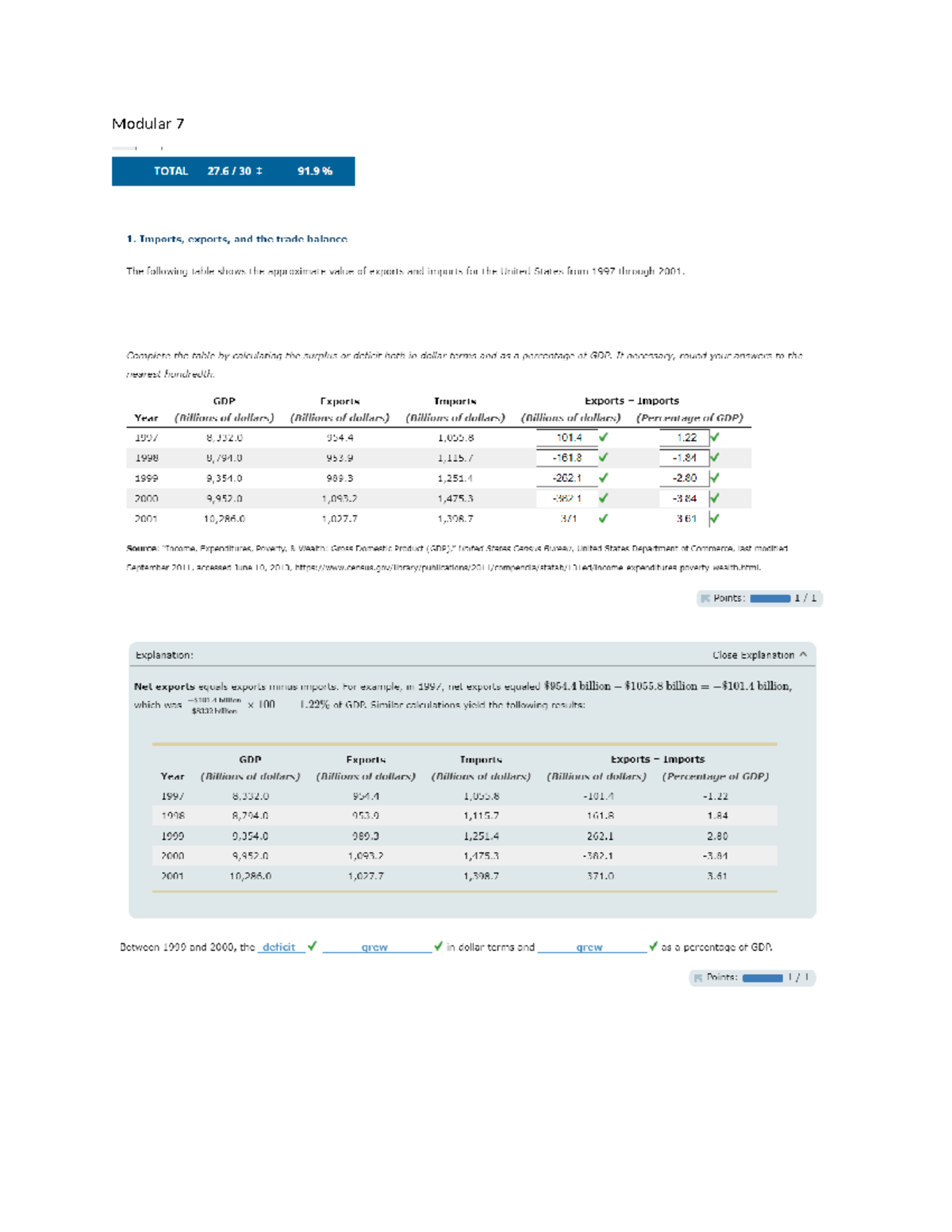 ECO - 202 Modular 7 Quiz Summary and Key Concepts - Studocu