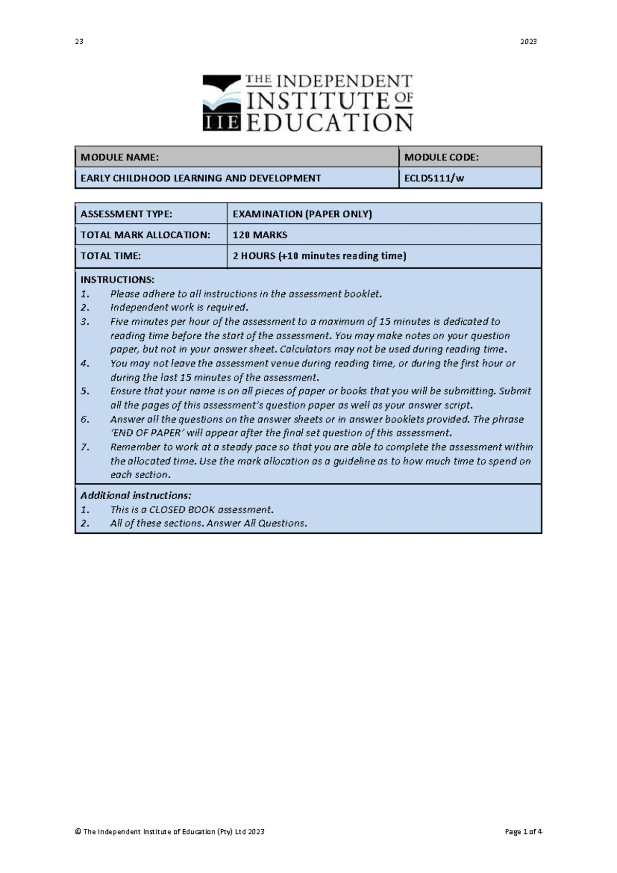 NELDS: National Early Learning & Development Standards for Ages 0-4 ...
