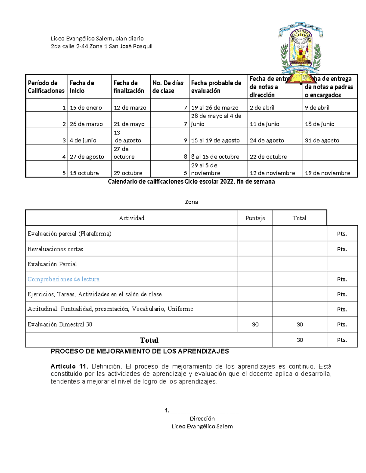 Plan Diario de Calificaciones - Matemáticas Básico 2021 - Studocu