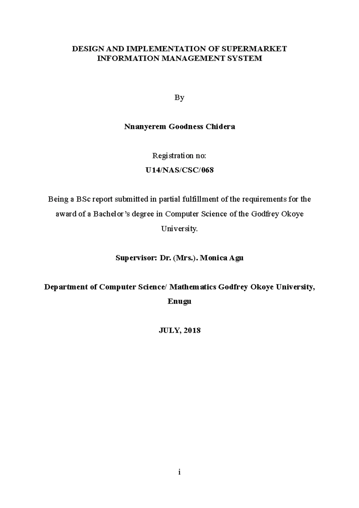 SIWES Report on Industrial Training in Computer Science ND/23/COM/PT ...