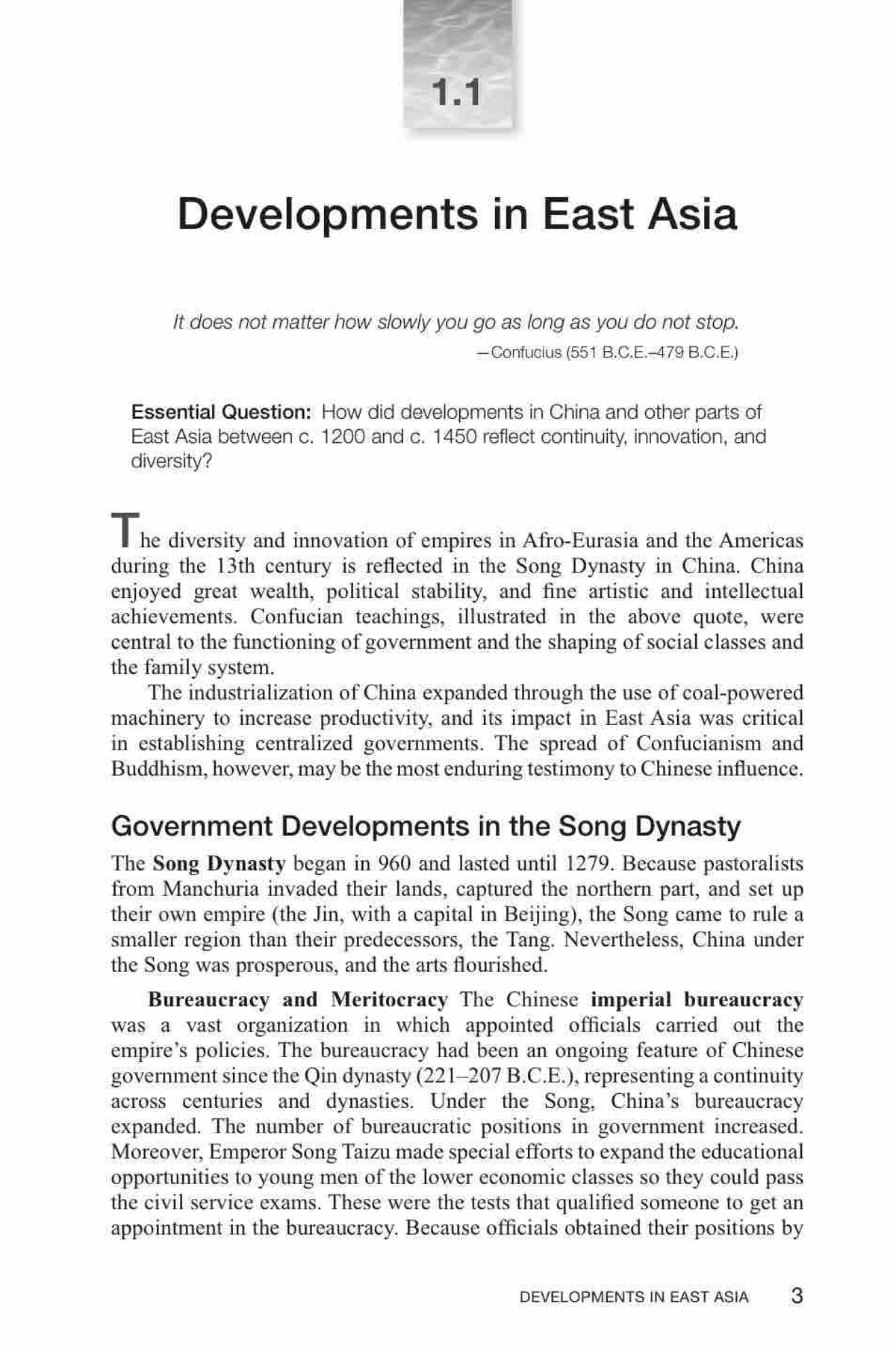 Developments in East Asia: The Song Dynasty's Impact (AP111) - Studocu