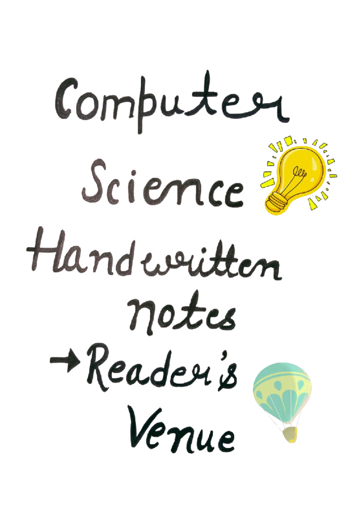 Class 11 CS Chapter 1: Computer System Handwritten Notes - Studocu