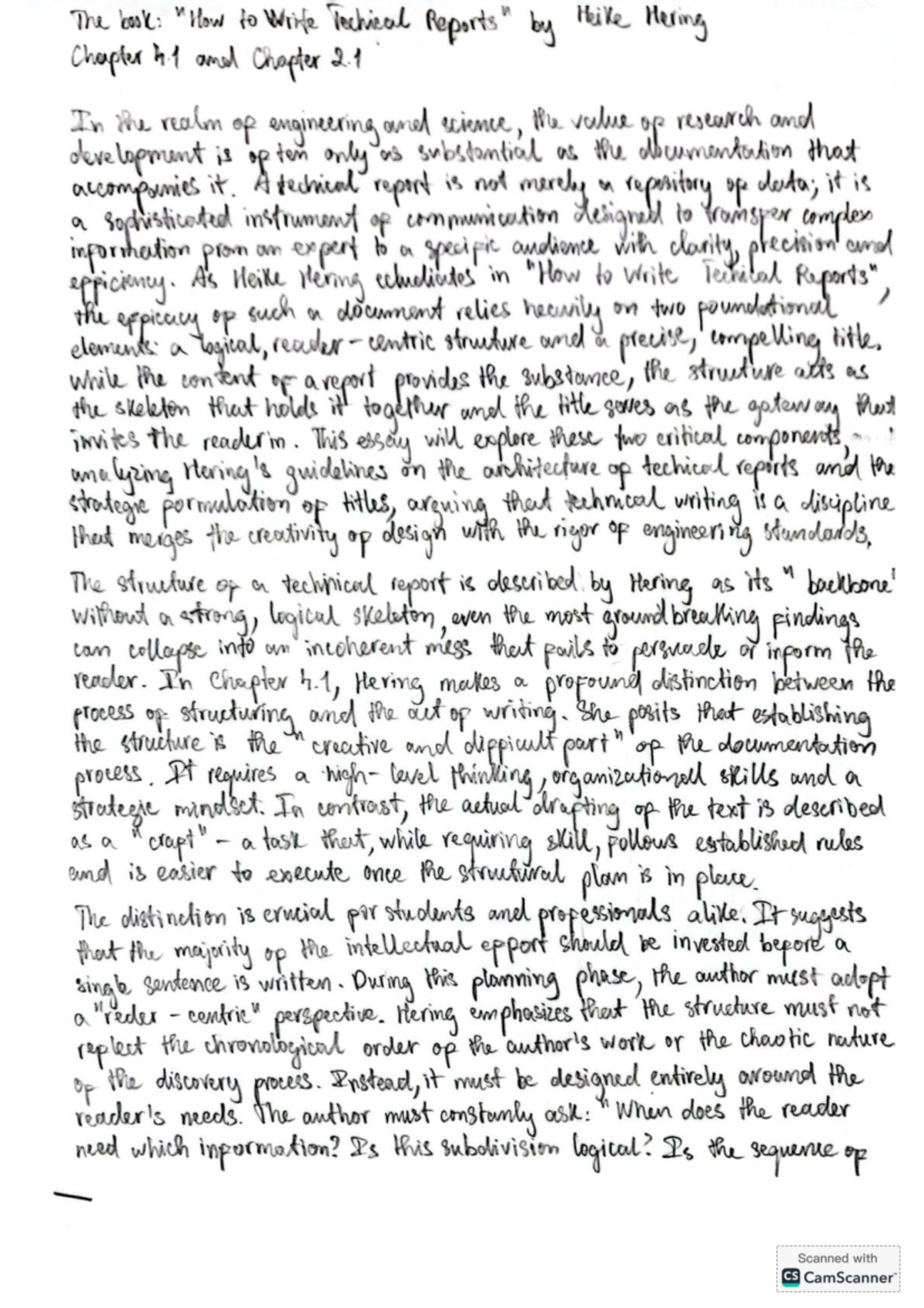 20251 - PH2020 - Reading Assignment: Analyzing Hering's Technical ...