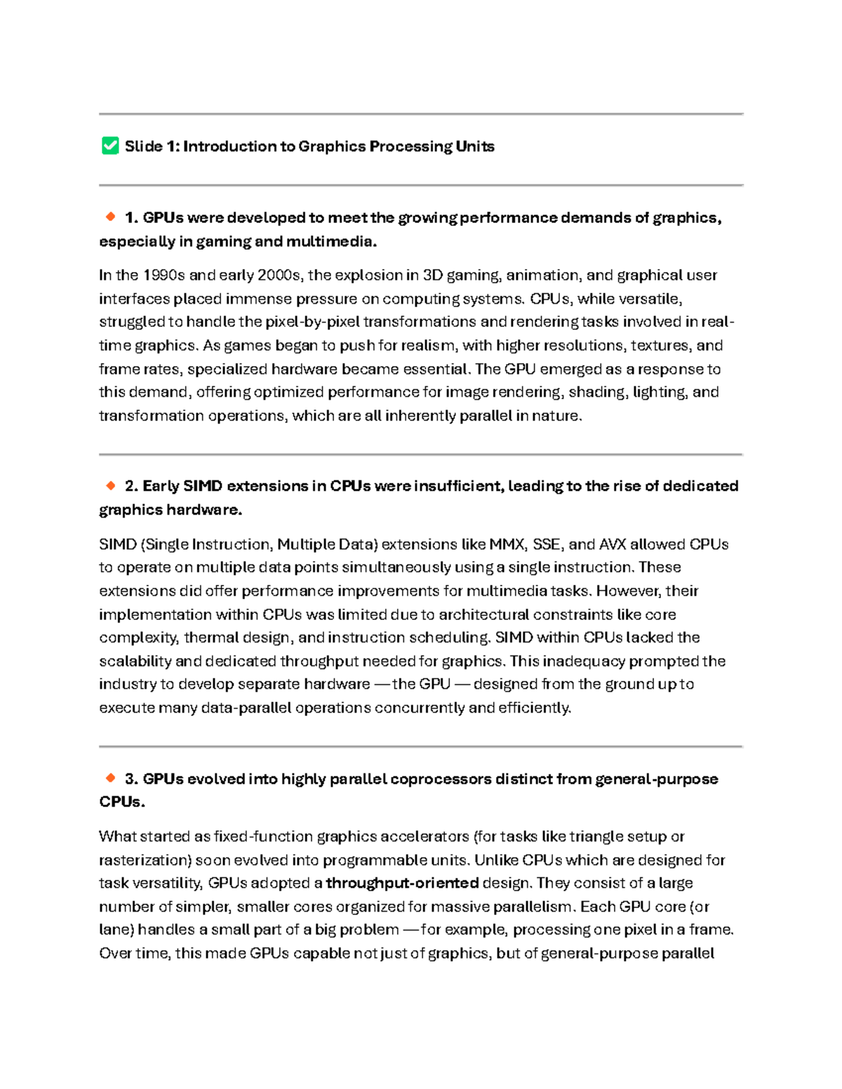GPU Slide Explanation: Understanding Graphics Processing Units (GPU 101 ...