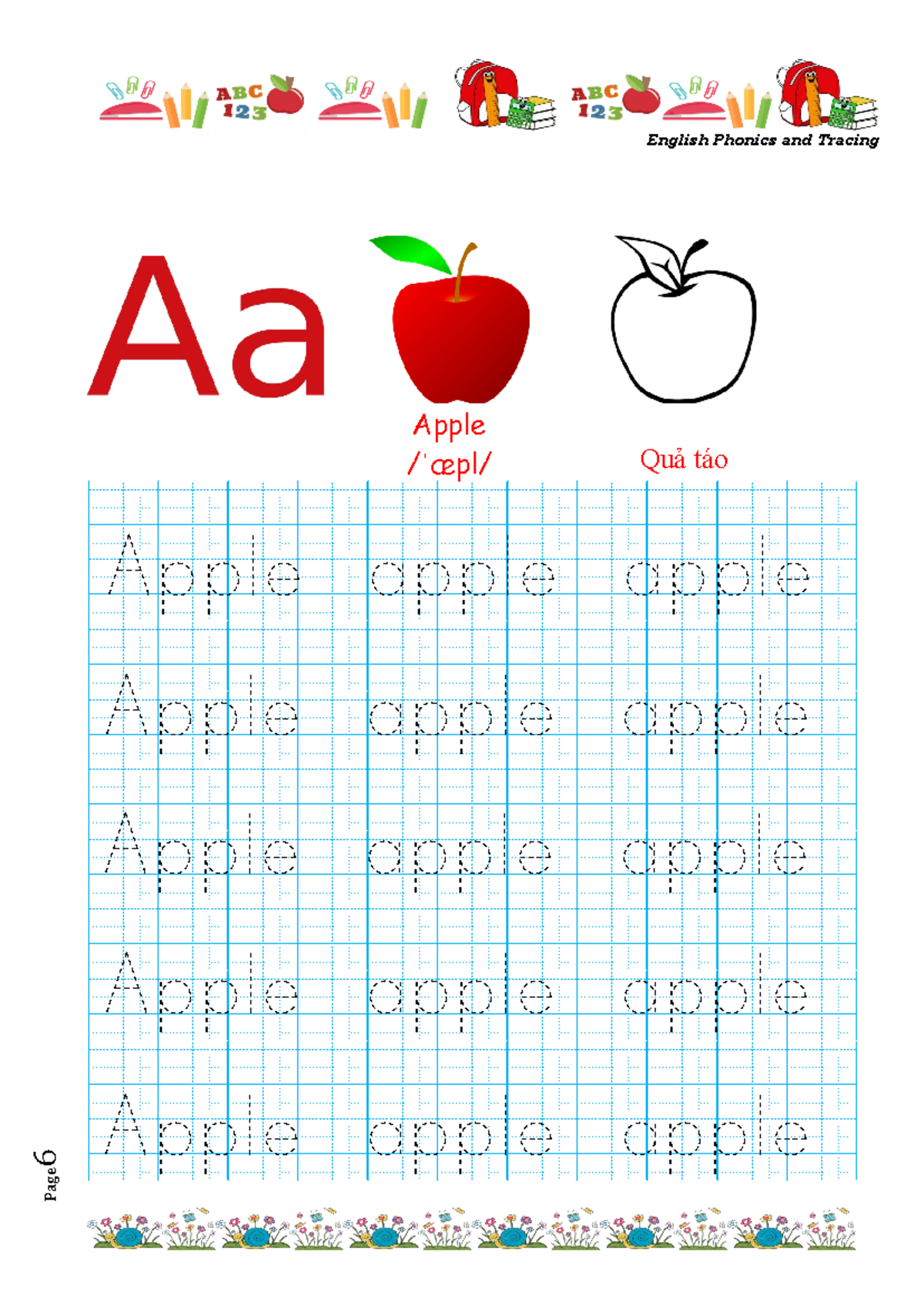 English Phonics Tracing: Apple, Alligator, Ant, and More - Studocu