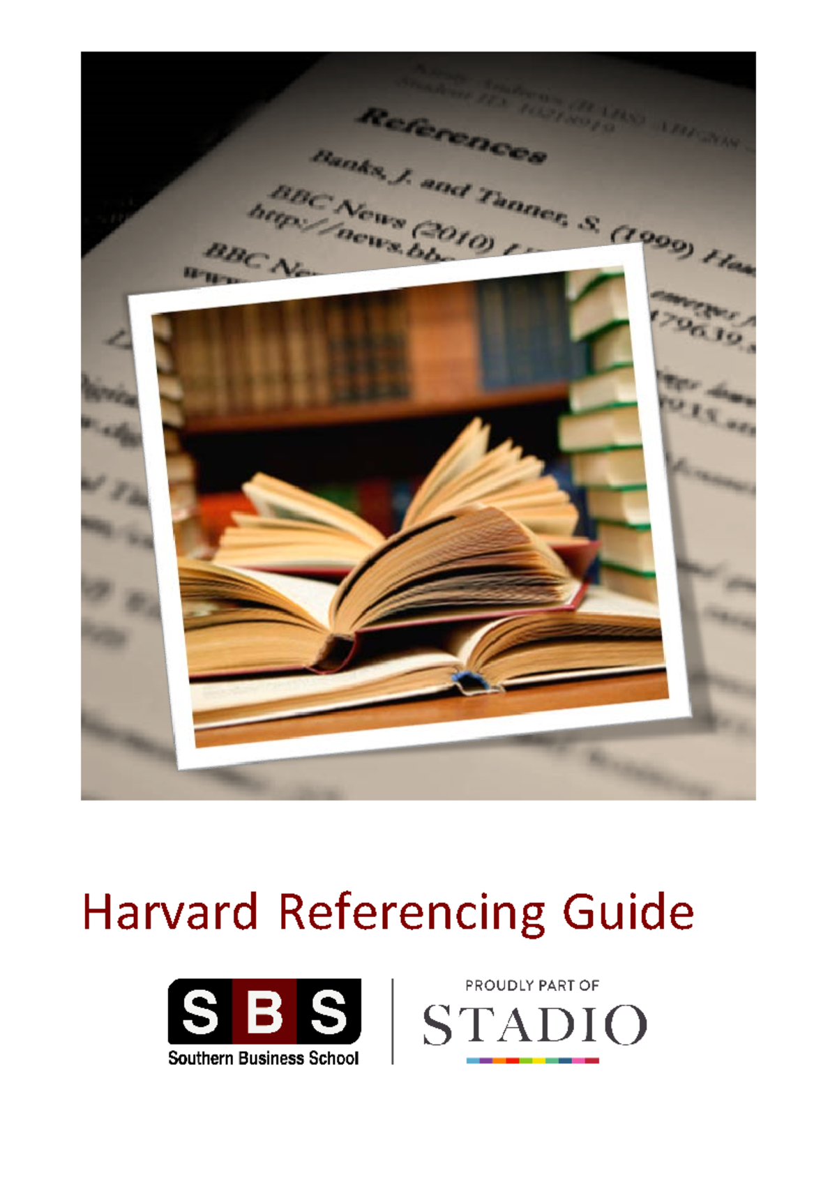 SBS Harvard Referencing Guide: In-Text Citations & Sources Explained ...