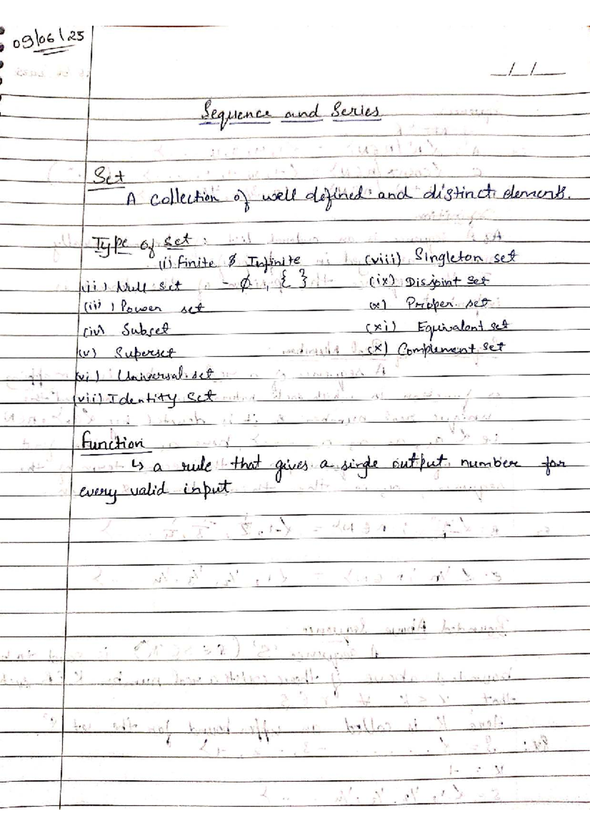 ISUS Math 101: Sequence and Series Concepts Explained - Studocu