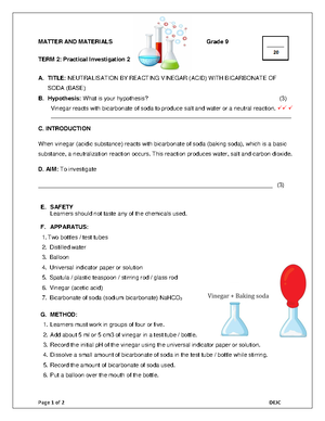 Gr 8 term 2 2020 ns resource pack - NATURAL SCIENCES RESOURCE PACK GRADE 8 TERM 2 GRADE: 8 TERM ...
