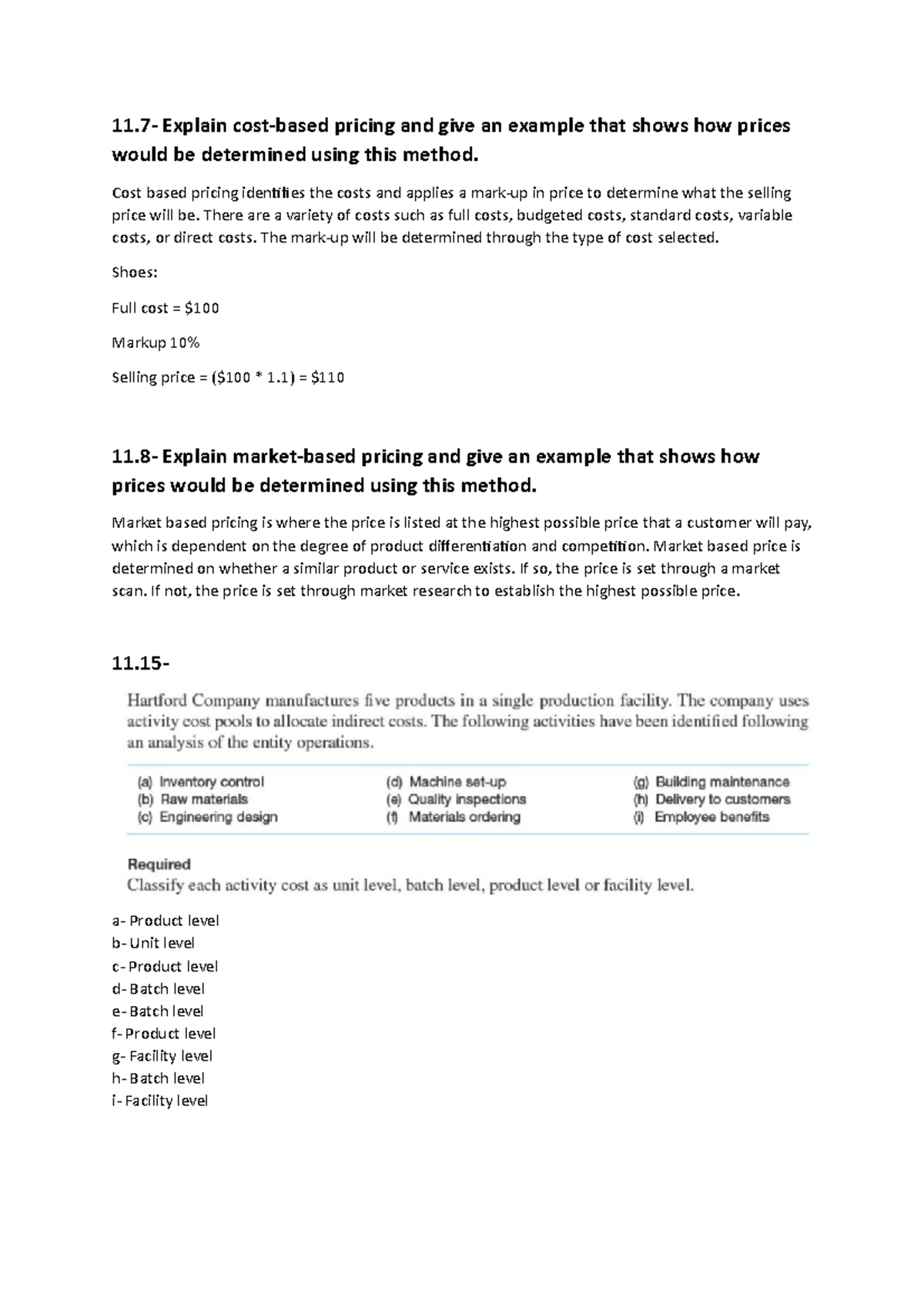 Week 9 Questions - Lecture notes Tutorial work for accounting topic 1 ...