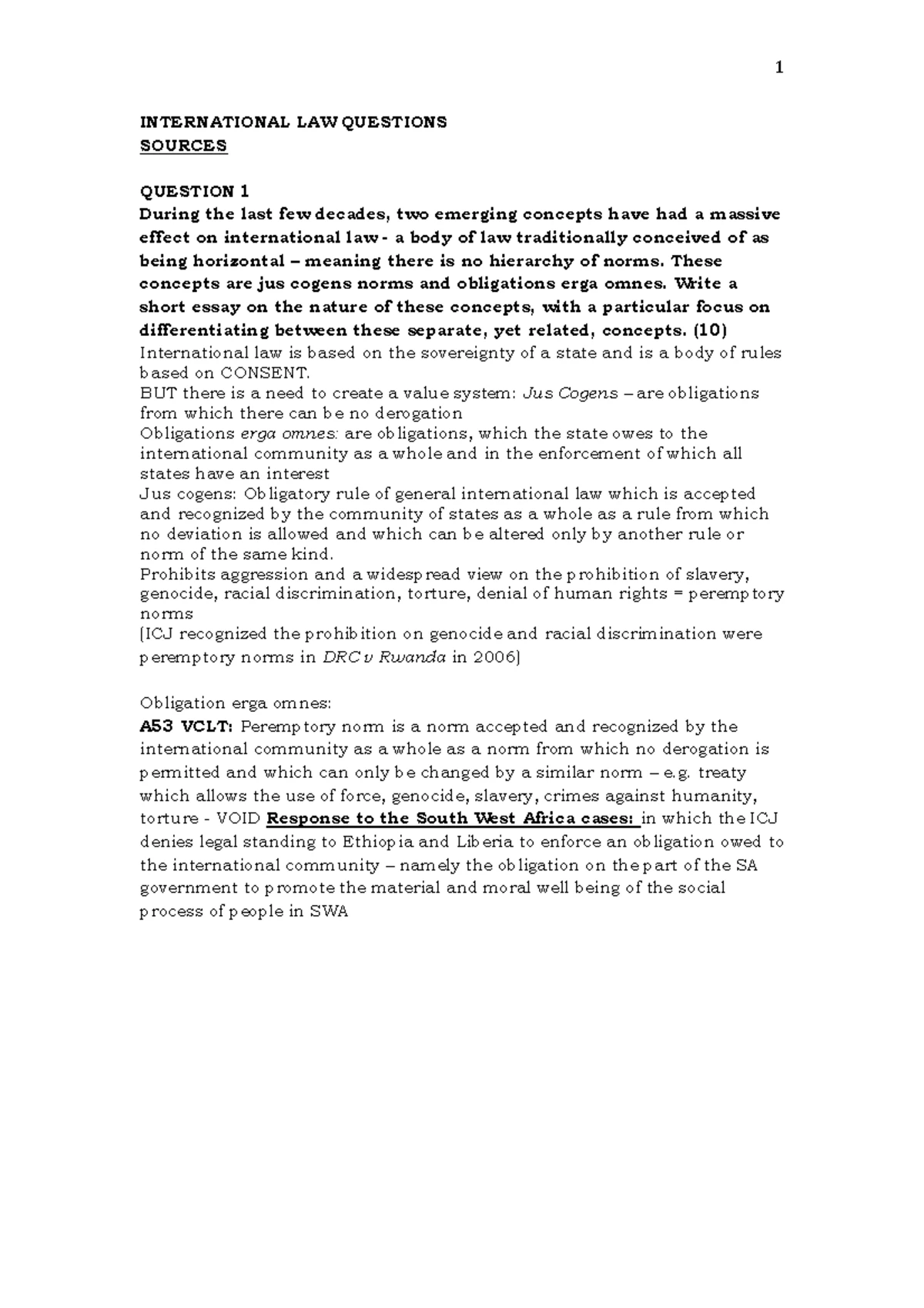 LCP4801 May-Jun 2024 - International Law Exam Guidelines and Questions ...