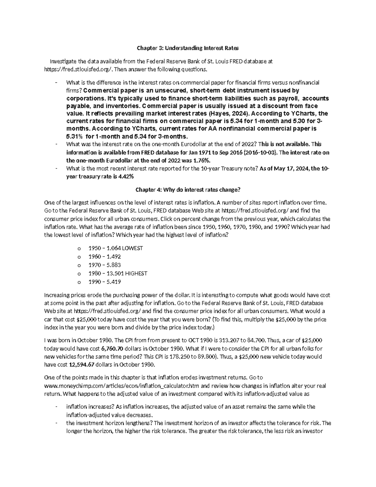Module 2 Web Exercises: Exploring Interest Rates and Inflation Dynamics ...