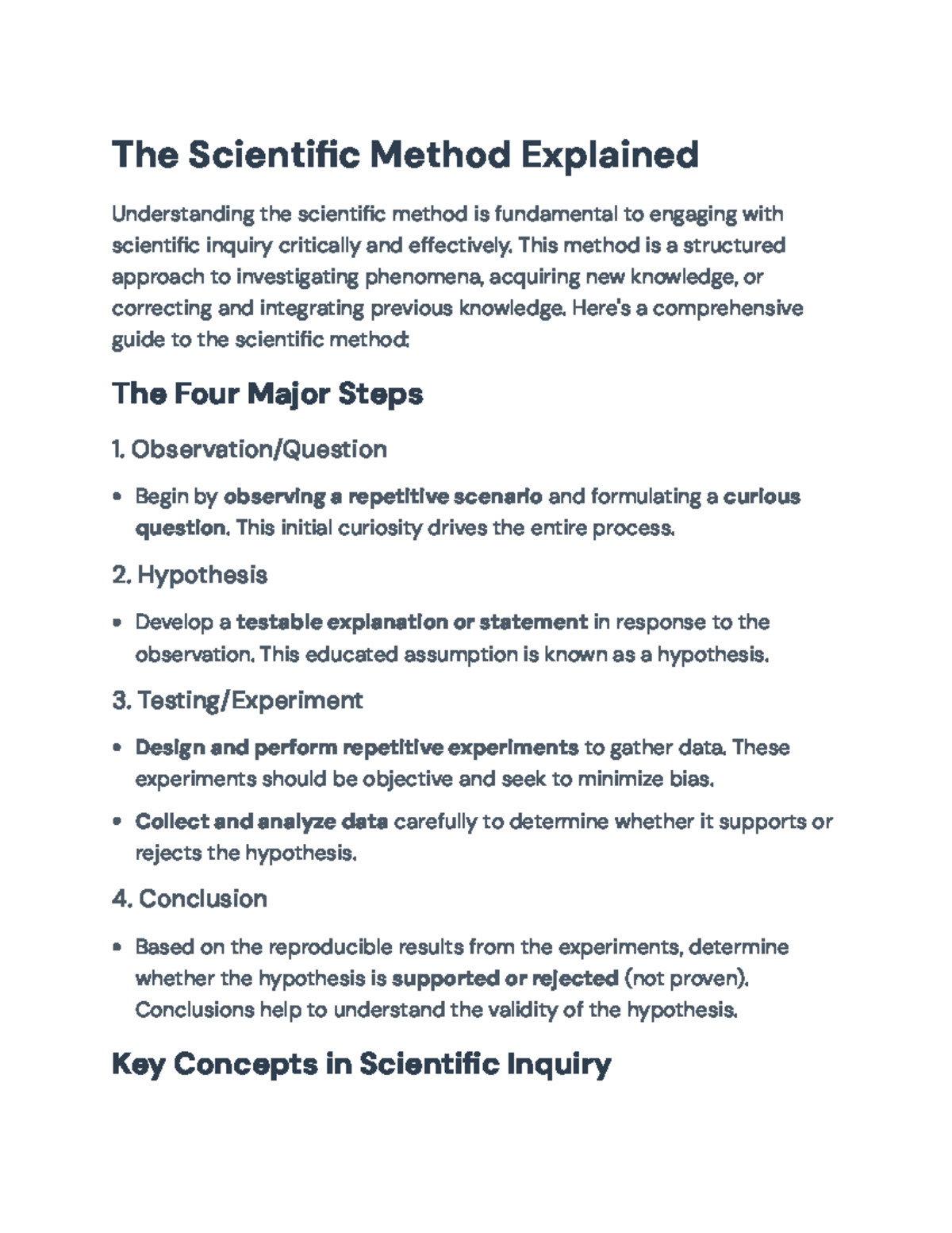 Scientific Method Overview: Steps, Concepts, and Testing Techniques ...