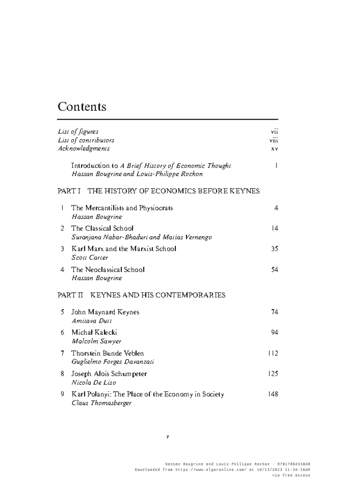 A Brief History of Economic Thought: Key Figures & Schools - Studocu