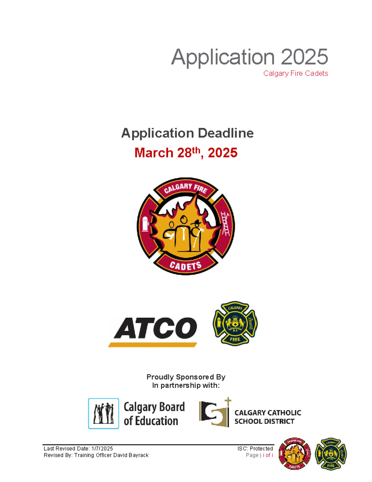 2025 Calgary Fire Cadets Application Guide and Instructions - Studocu