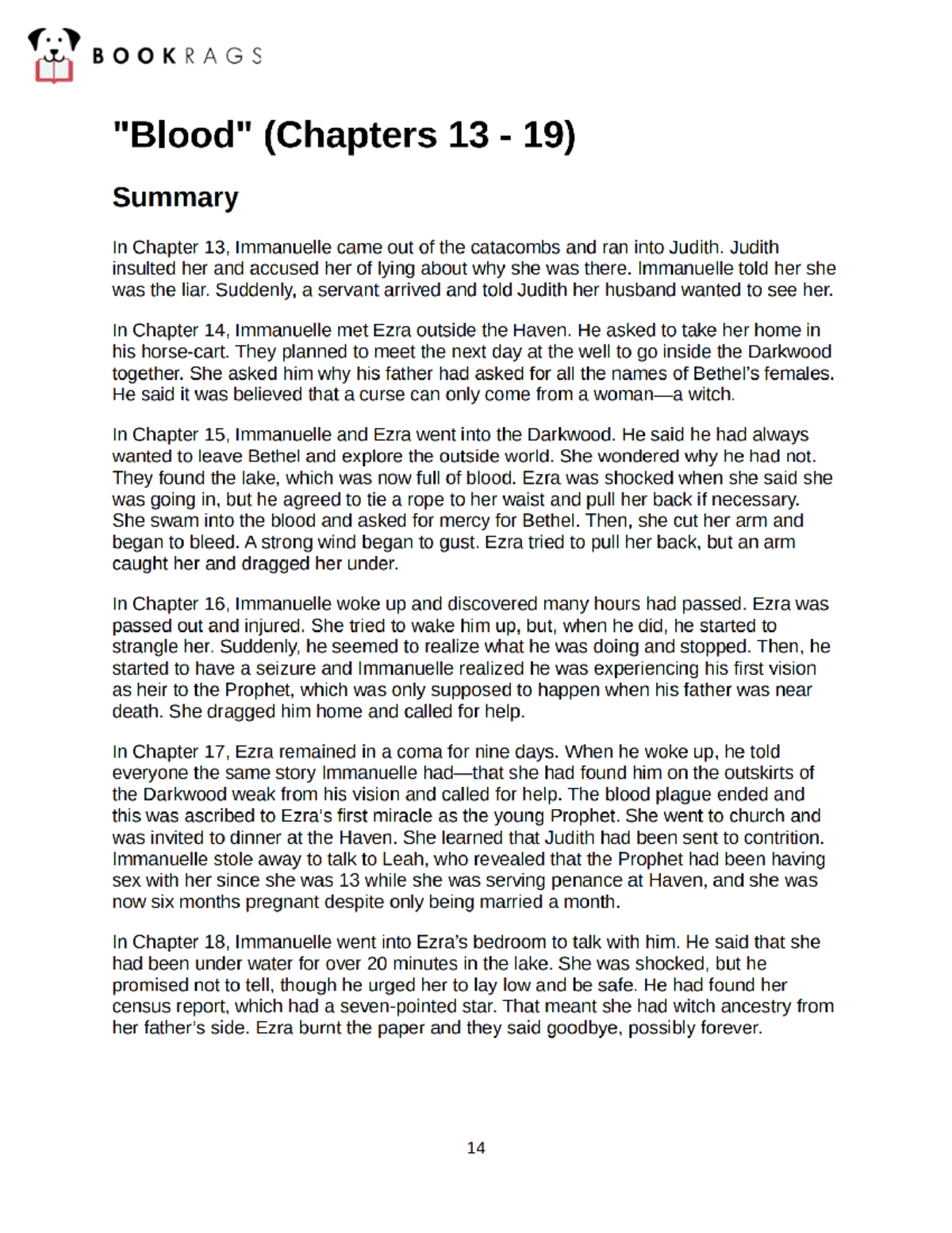 The-year-of-the-witching-studyguide 14 - BOOKRAGS (Chapters 13 19 ...