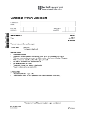 Cambridge Primary Mathematics Workbook 6 - Workbook answers Unit 1 The ...