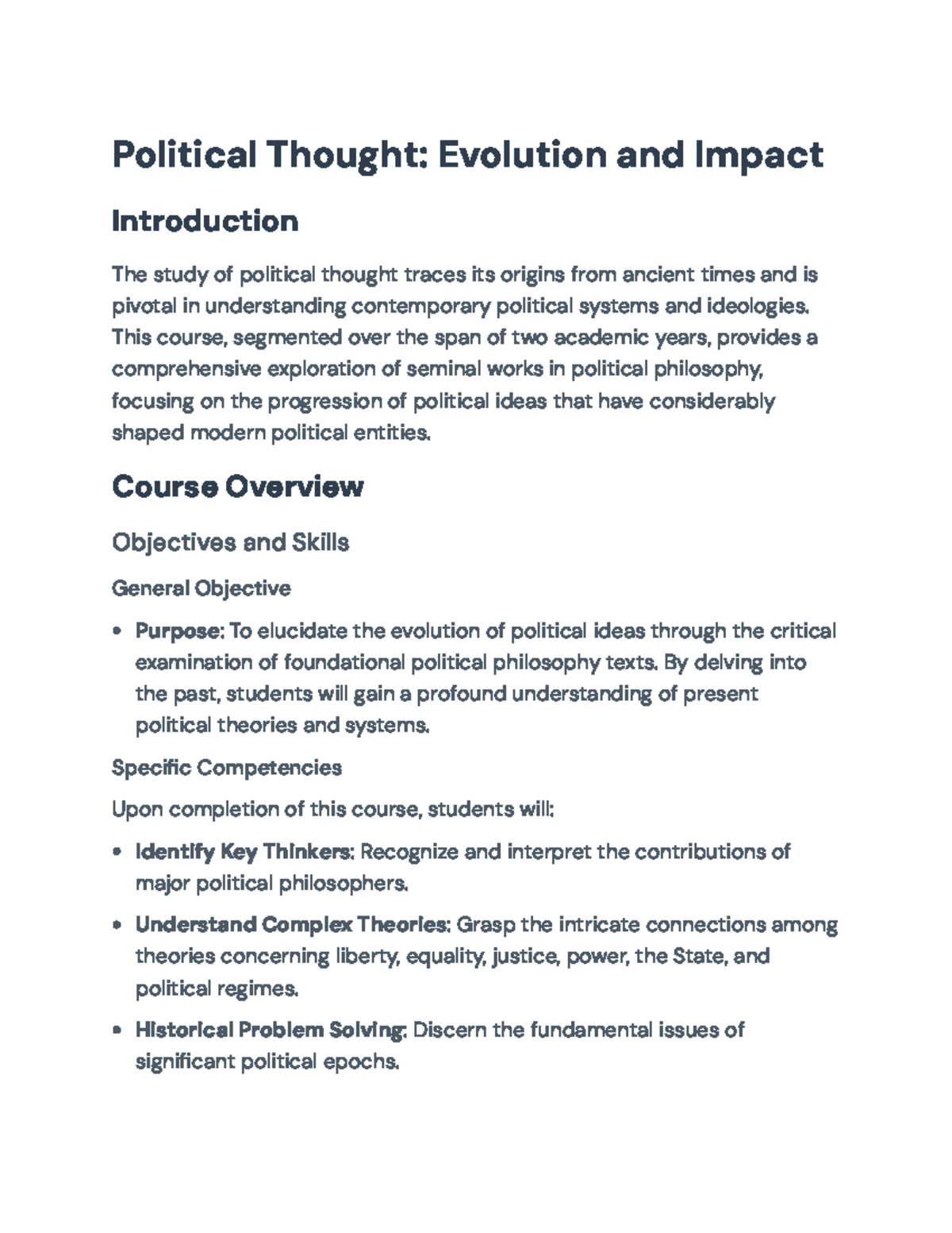 Political Thought: Key Philosophers and Their Impact on Modern Systems ...