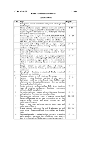 Agriculture FORM 4 Notes - 1 AGRICULTURE FORM IV NOTES 27.0 Livestock ...