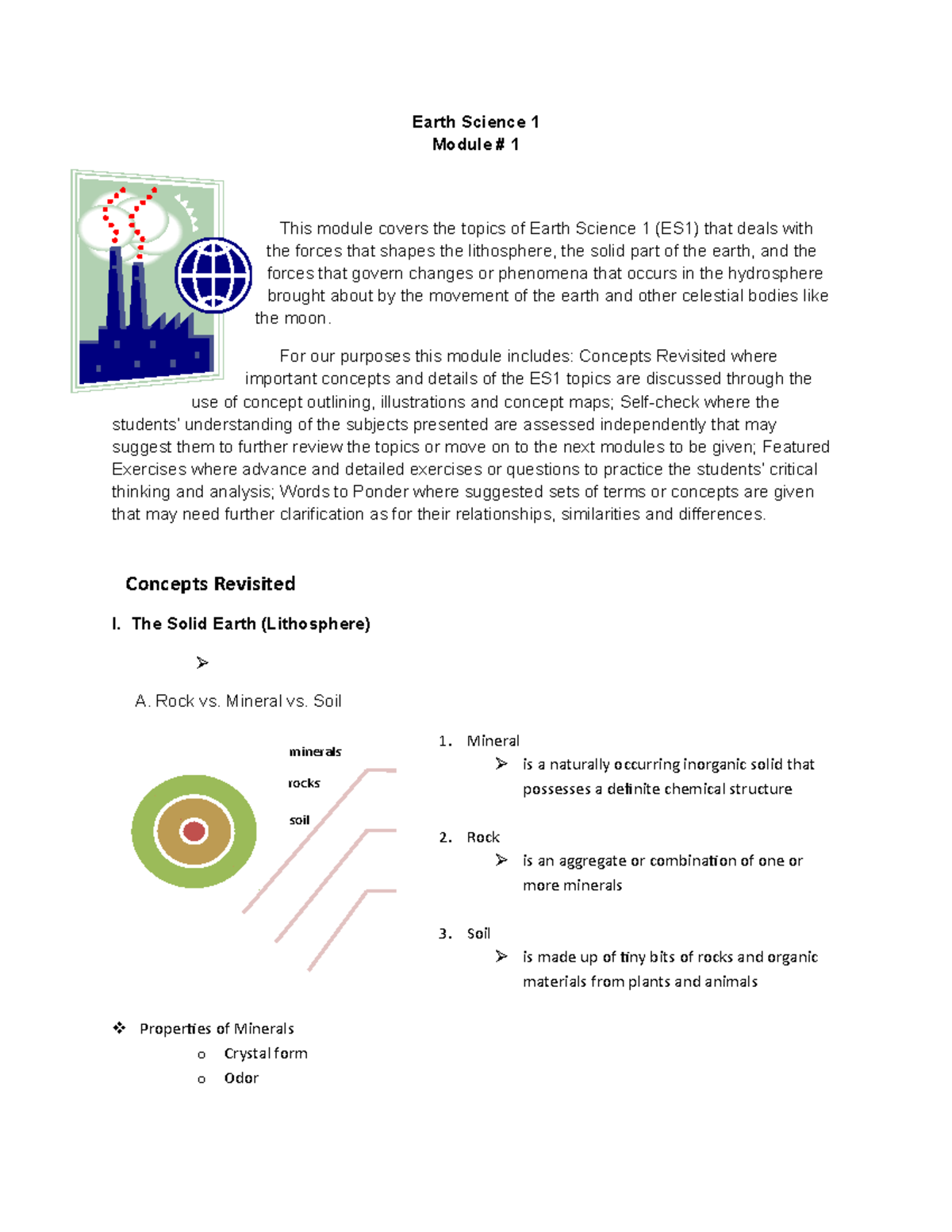 Upcat Earth Science 1 Module 1: Lithosphere & Hydrosphere Insights ...