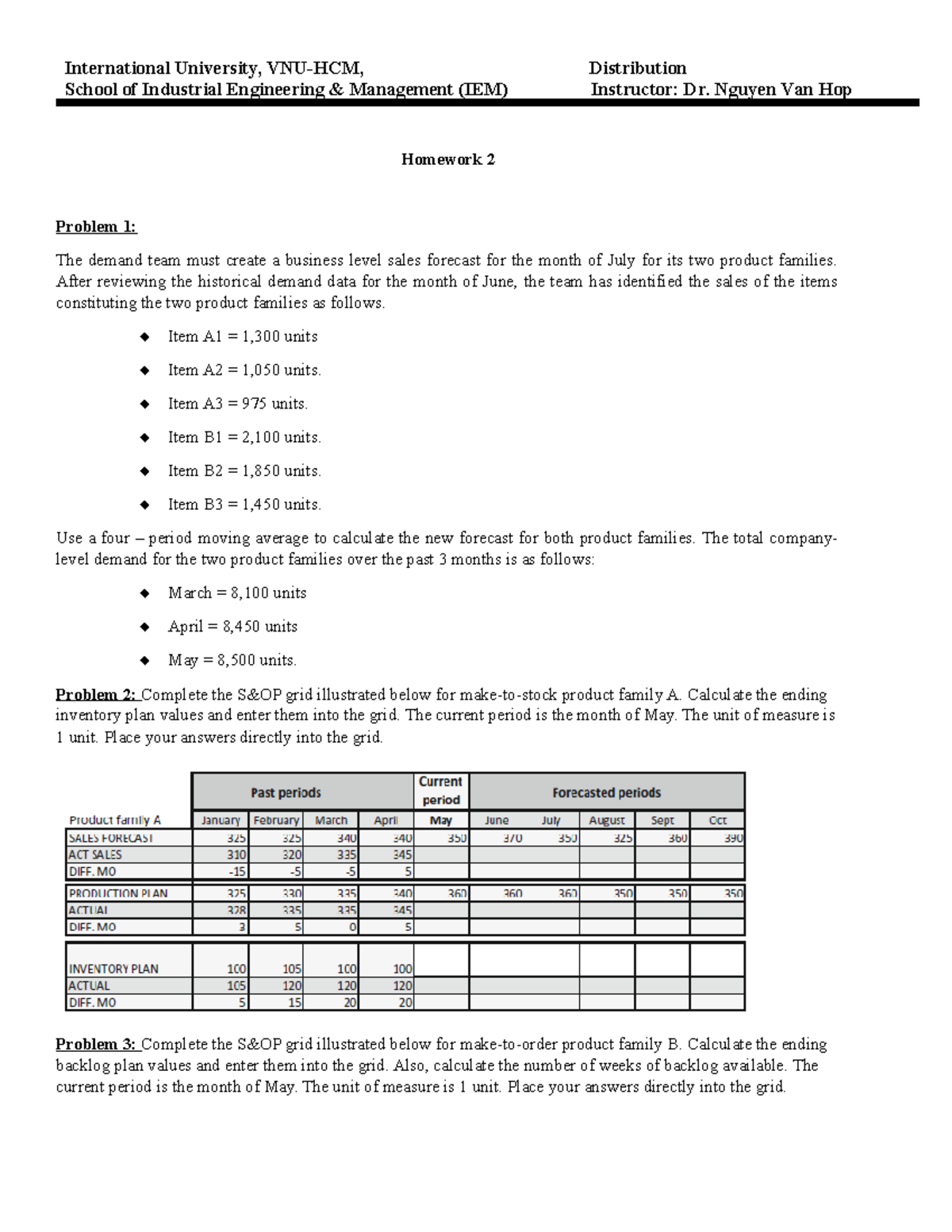 Homework Chapter 2 - n/a - School of Industrial Engineering ...