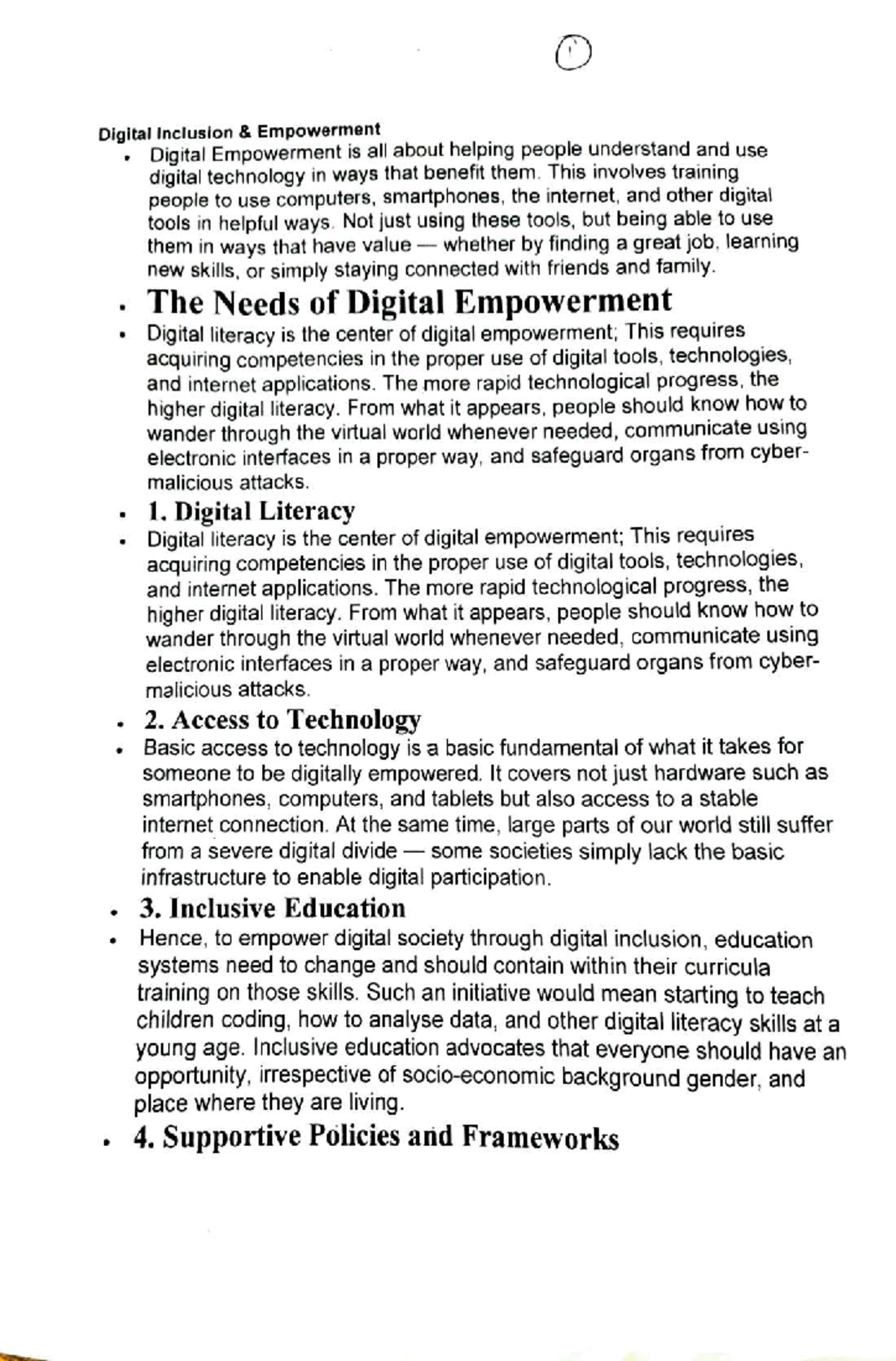 Digital Inclusion Empowerment: Strategies for Digital Literacy and ...