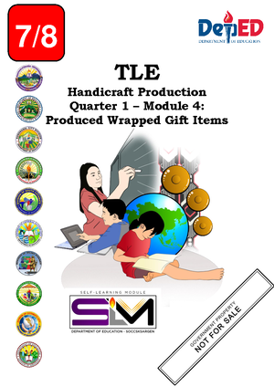 Week 1 Handicraft - TLE - 8 HANDICRAFT PRODUCTION Quarter 2- Module 1 ...