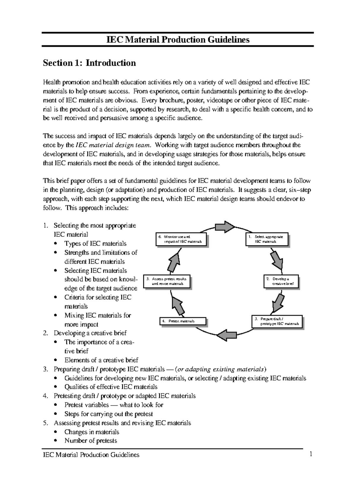 IEC Production Guidelines: Key Steps for Effective Material Development ...