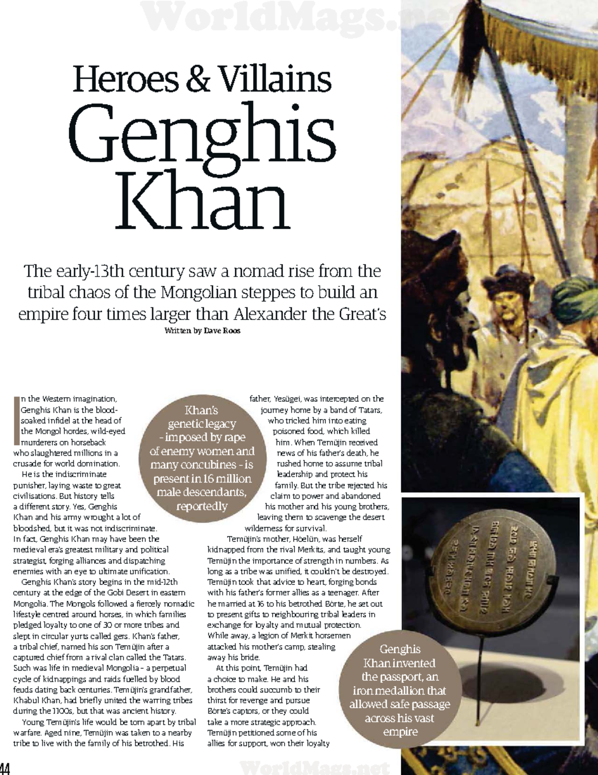 Genghis Khan-1 - ttttt - I n the Western imagination, Genghis Khan is ...