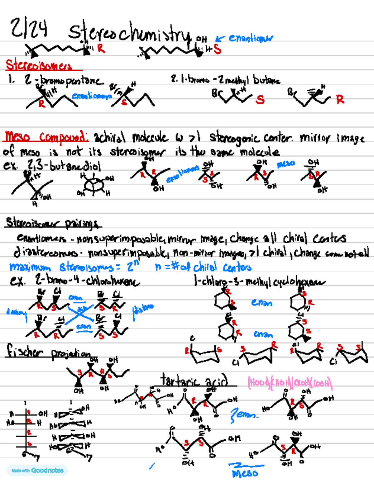 stereochemistry - 24 Stereochemistry enant ina " Stereoisomers 1 ...