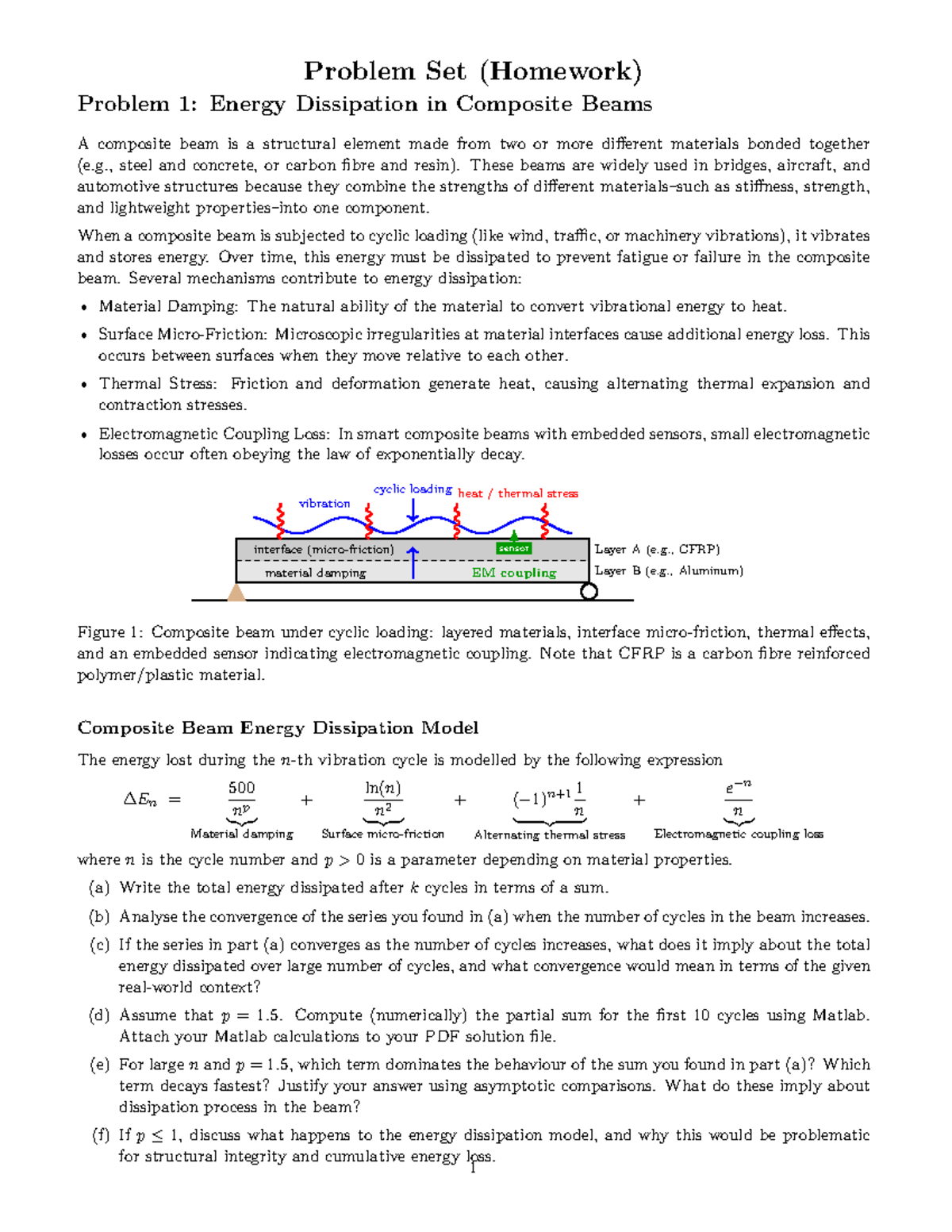 Problem Set (Homework) on Energy Dissipation & Circuit Signals - Studocu