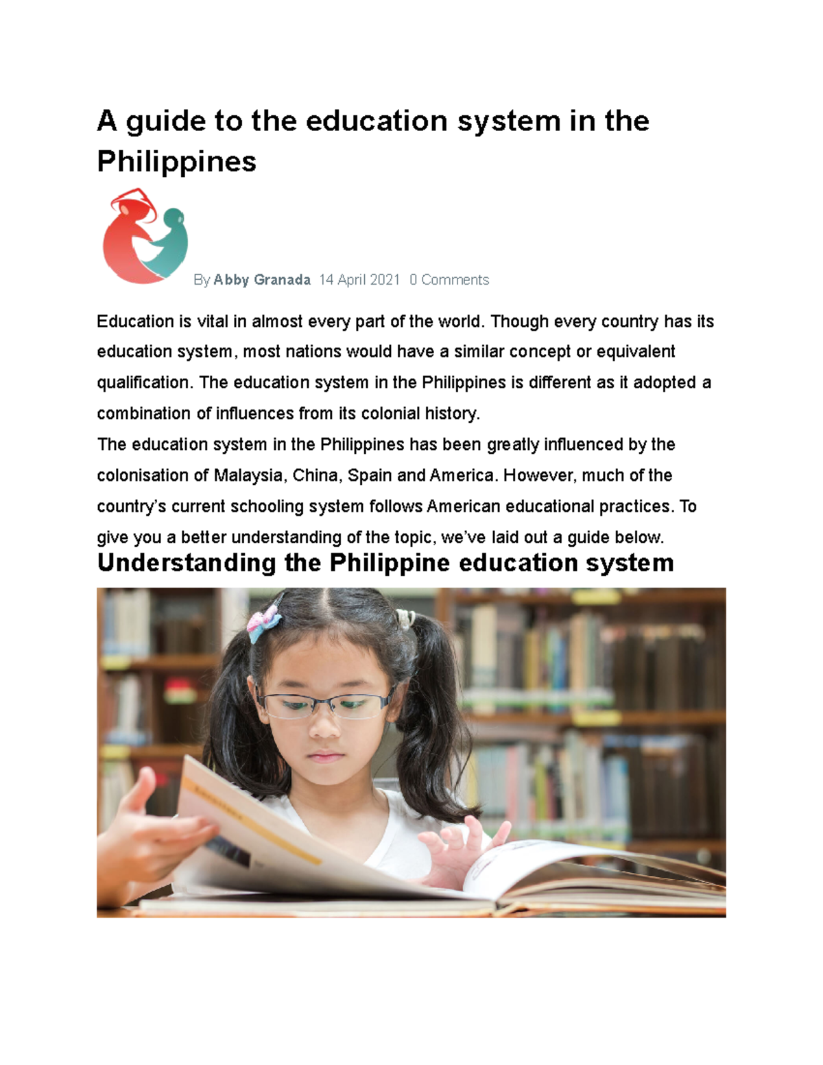 Guide to the Education System in the Philippines: Structure & Overview ...