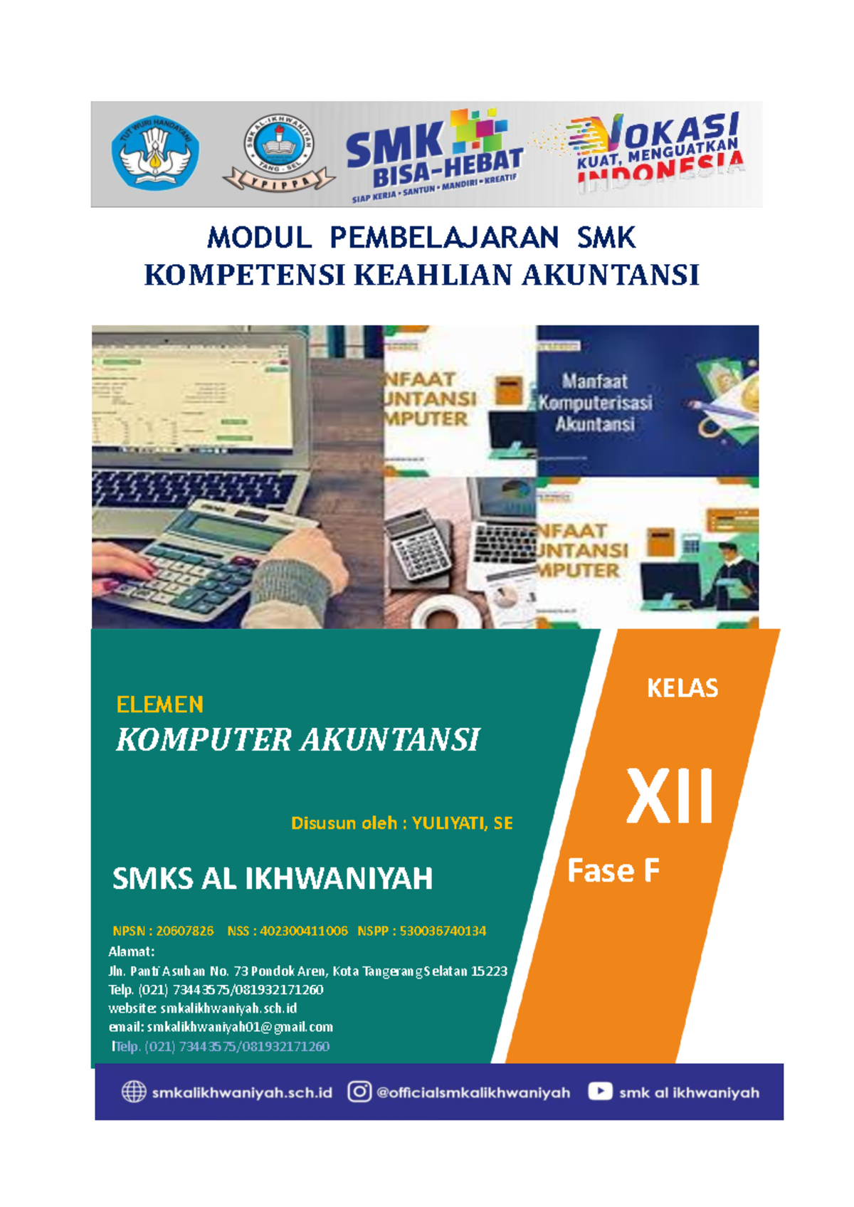 Modul Ajar Elemen Komputer Akuntansi Kelas 12 AKL Fase F - Studocu