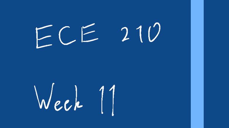 ECE 210 Week 11 Notes on MOSFETs and Electrical Switching - Studocu