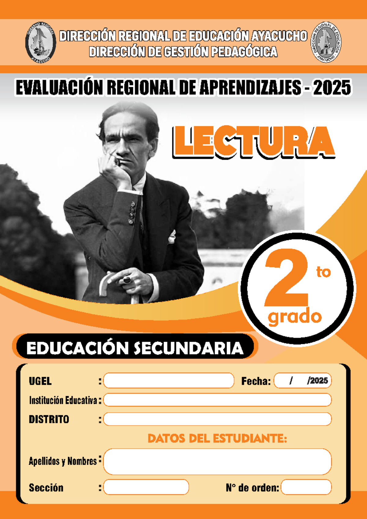 Prueba de Lectura 2do Grado 2025 - Evaluación Regional de Aprendizajes ...