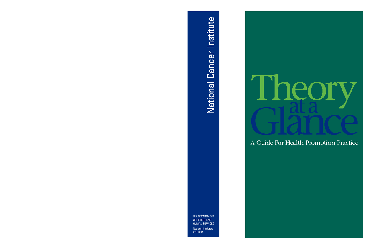 Theory at a Glance A Guide For Health Promotion Practice - Th a e t o a ...