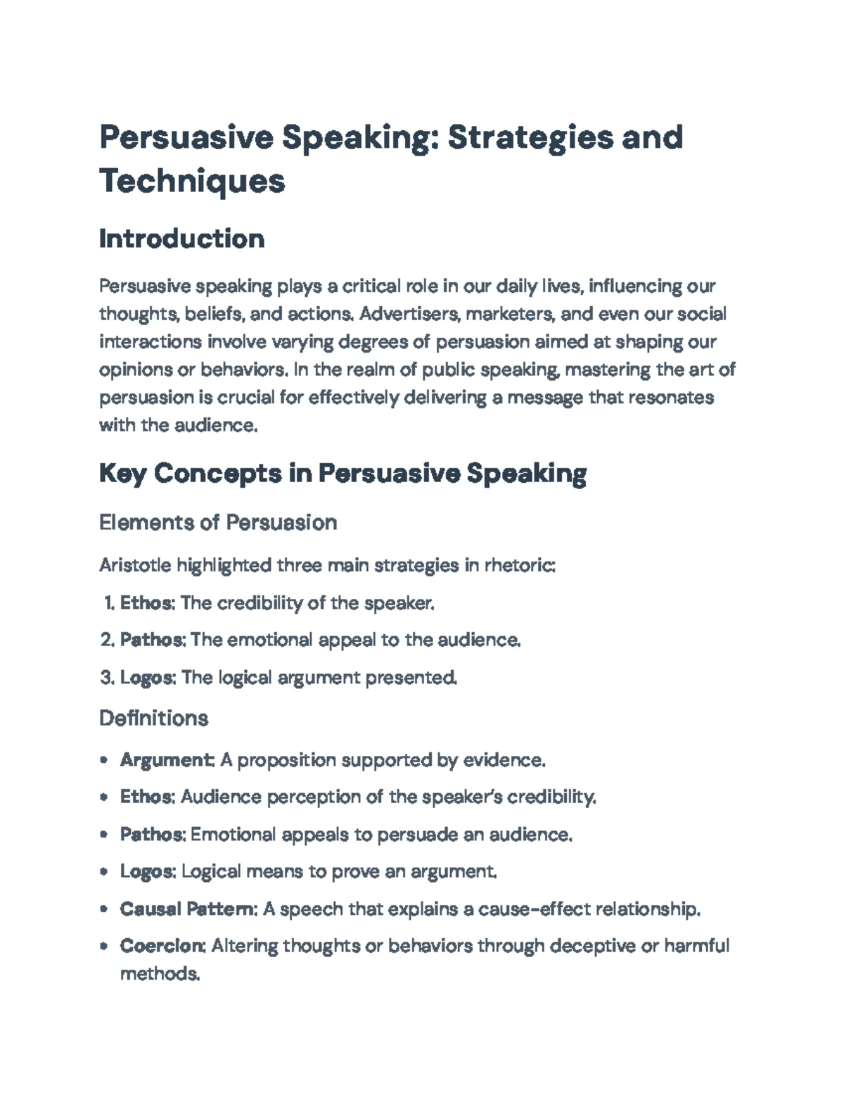 ENG 201: Critical Thinking and Reasoning in Public Speaking Guide - Studocu