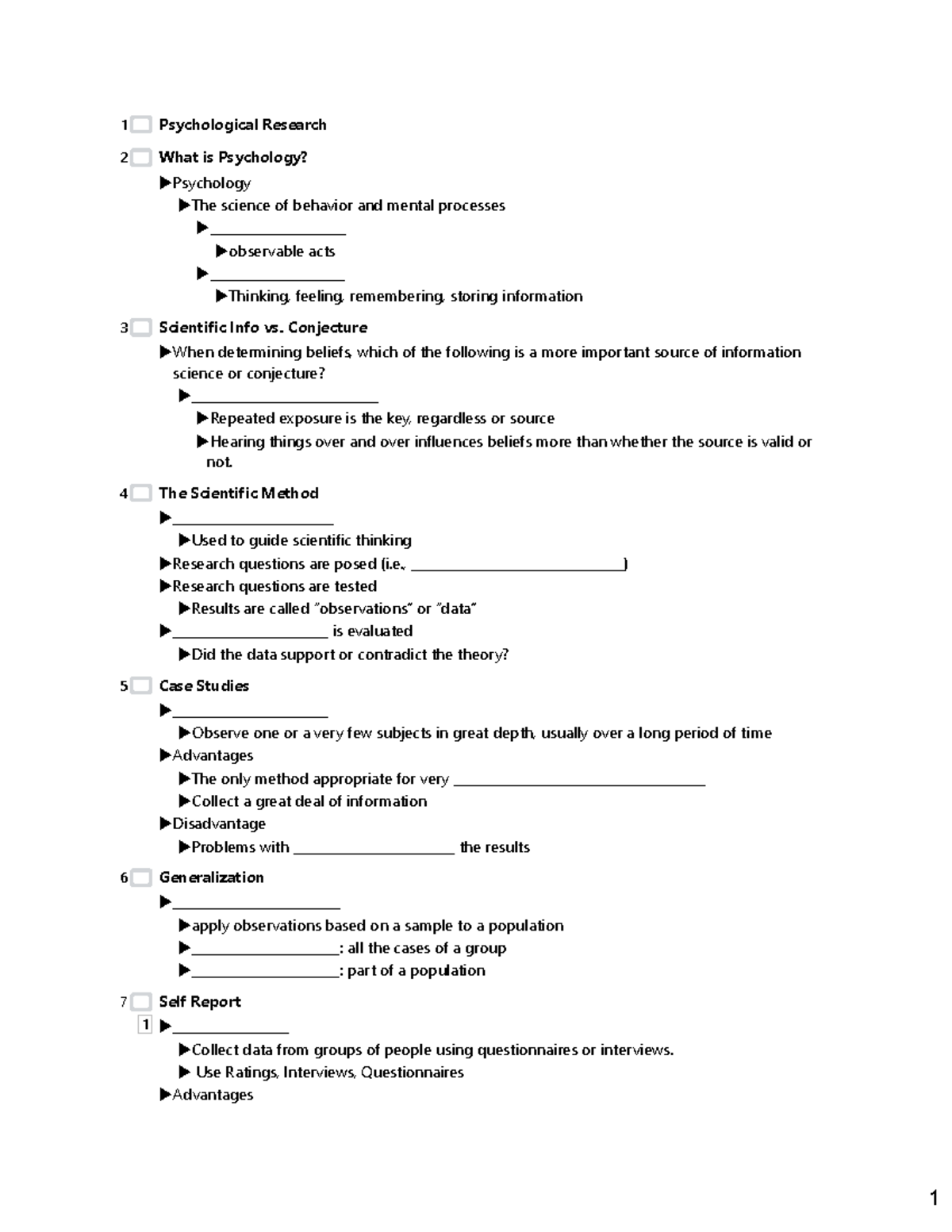 Psychology 101: Chapter 2 Textbook Questions & Key Concepts - Studocu